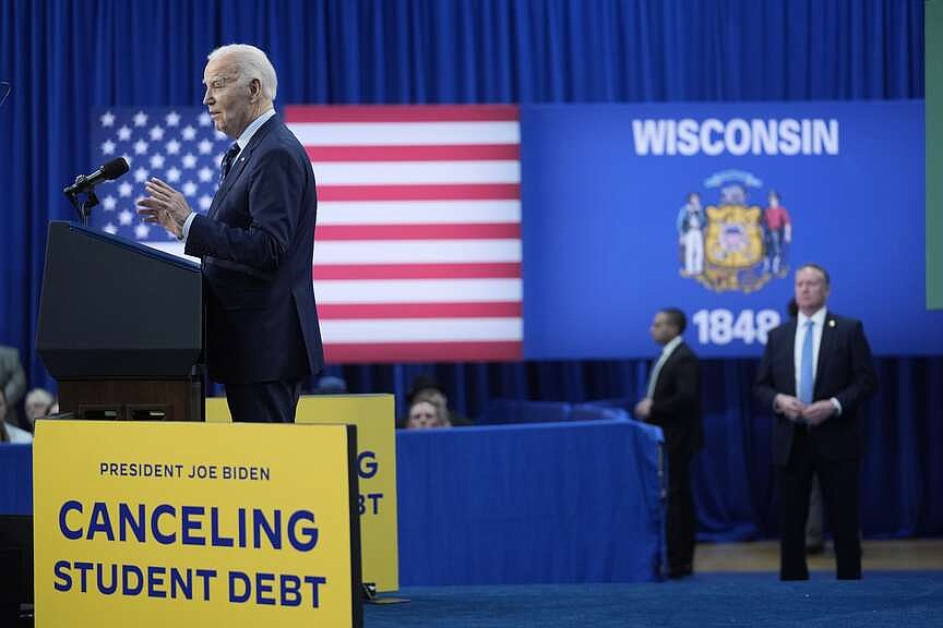 President Biden promotes ‘life-changing’ student loan relief in ...