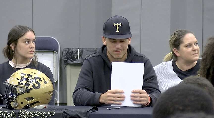 WATCH | Trojans’ QB, Matt Contreras, signs with Hendrix College | Hot ...