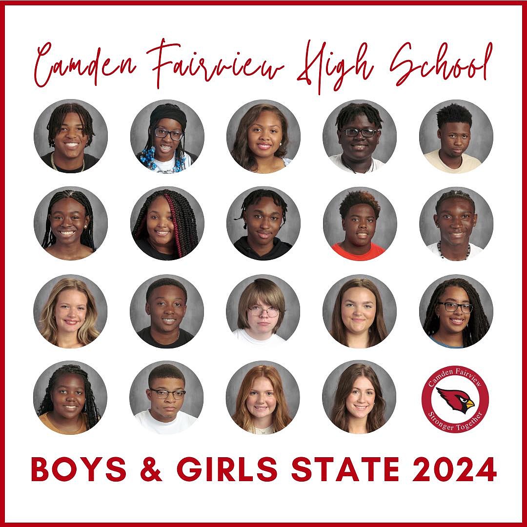 Camden Fairview students selected for Girls and Boys State | Camden News