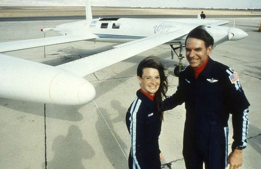 Co-pilot of historic around-the-world flight, Dick Rutan, dies at 85 ...