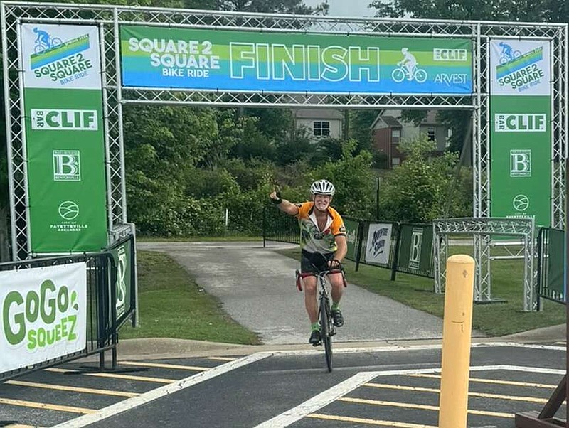 Bikers of all ages enjoy a pleasant tour along the Razorback Greenway ...