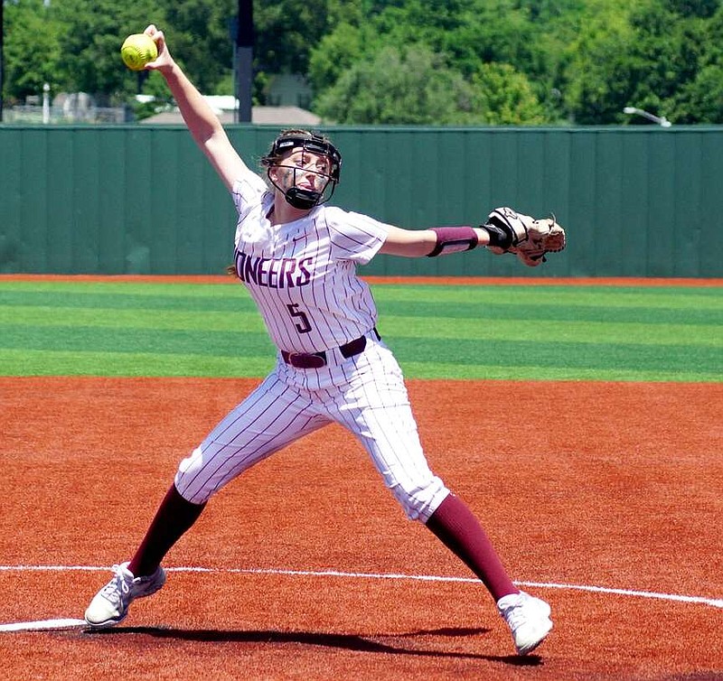 Lady Pioneers win state quarterfinal with grand slam homer | Westside ...