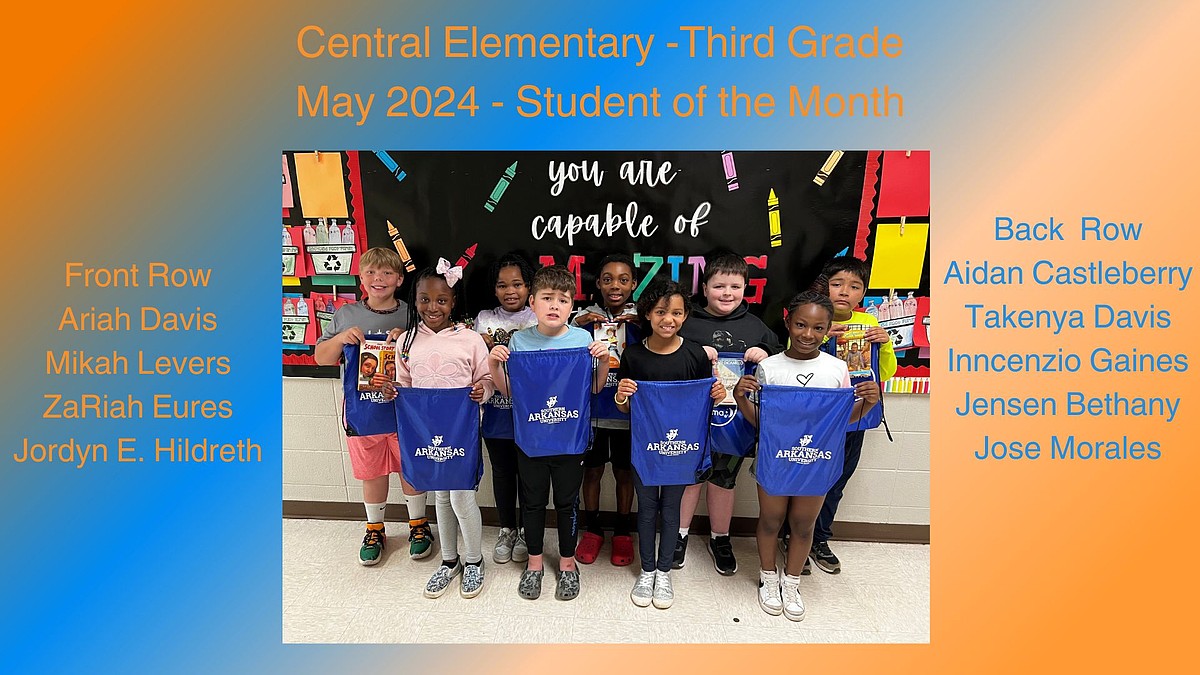 Central Elementary School Students of the Month | Magnolia Banner News