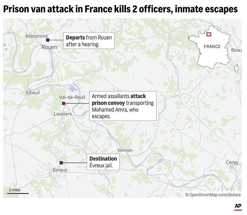 Manhunt on for inmate freed in ambush Family dispute leads to attack at ...