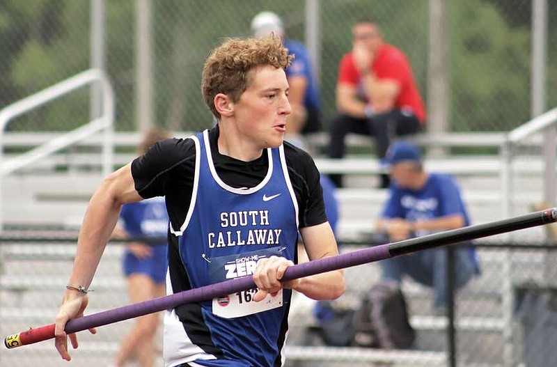 South Callaway boys T&F’s Crocker goes for state title in pole vault ...