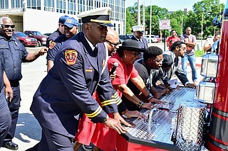 City dedicates new fire truck for Station No. 1 | Pine Bluff Commercial ...