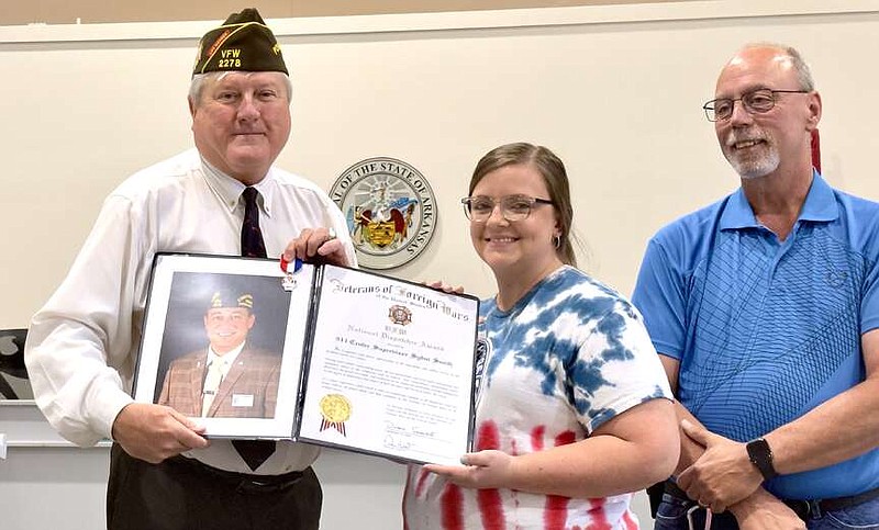 WATCH | Dispatcher, Hot Springs firefighters presented national VFW ...