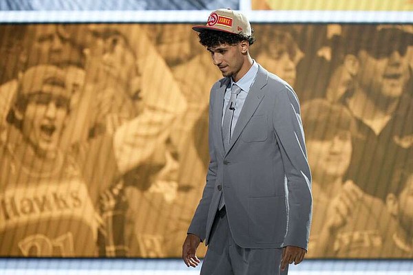 Hawks make French teen Risacher No. 1 pick in NBA draft | Texarkana Gazette