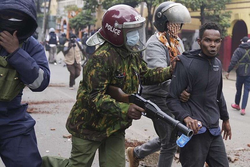 Authorities clash with protesters in Kenya | The Arkansas Democrat ...