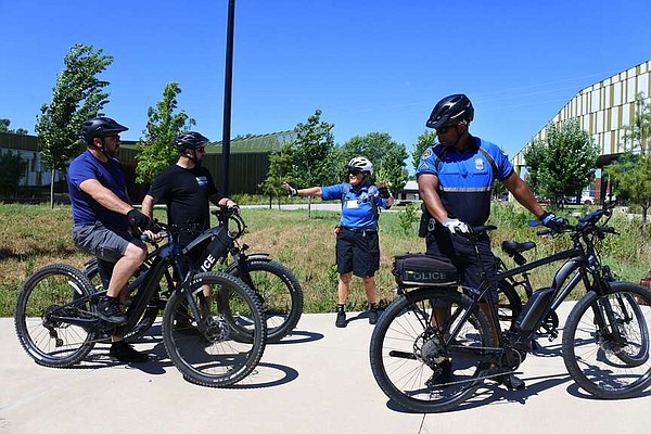 Officers perfect pedal-powered policing skills during International ...