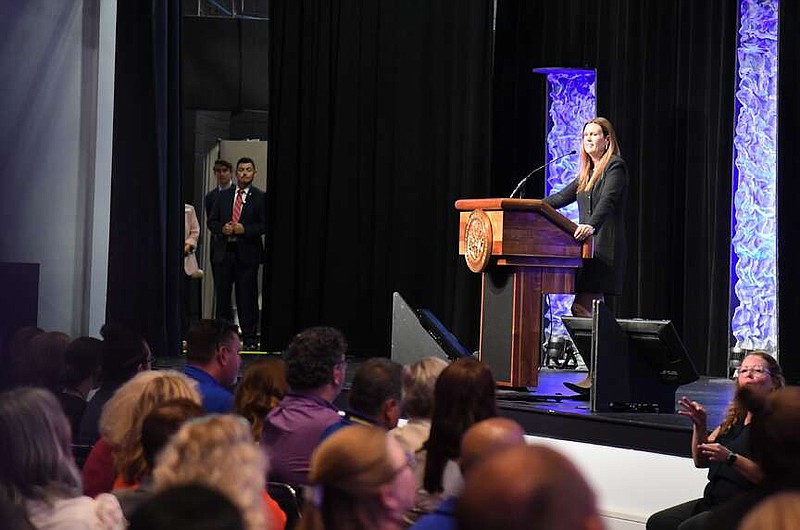 Gov. Sanders opens ADE Summit at Hot Springs Convention Center | Hot ...