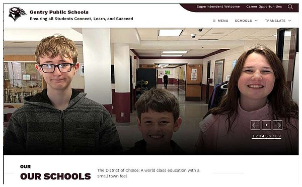 Gentry School District premieres new website, new app | Westside Eagle ...