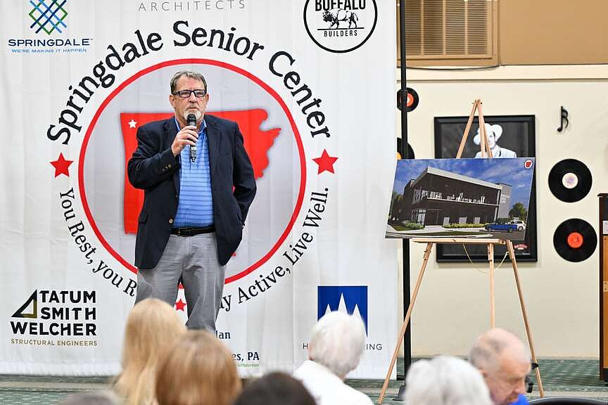 PHOTOS: Breaking ground for a new Springdale Senior Center | Northwest ...