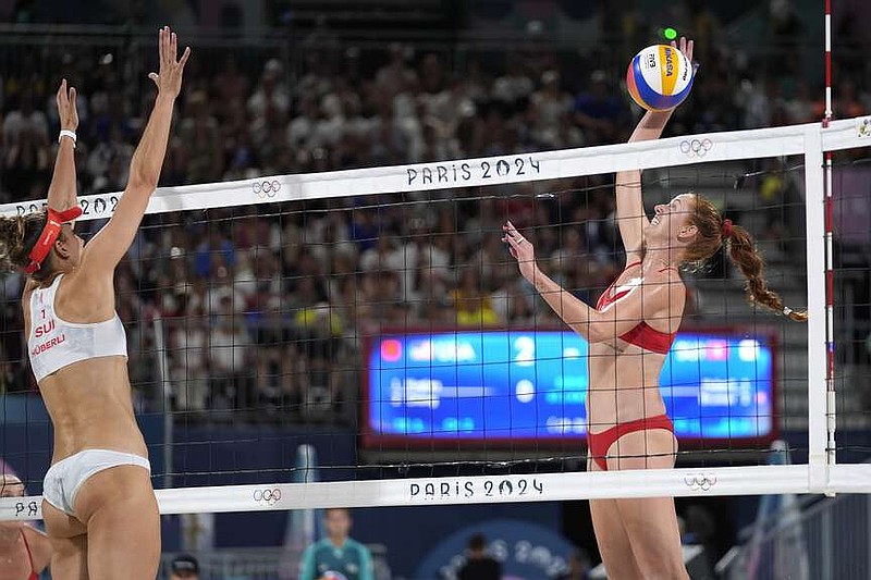 Swiss beat Americans Hughes Cheng in Olympic beach volleyball El Dorado News