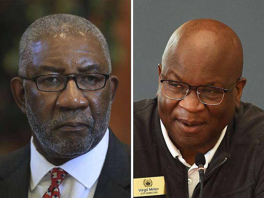 Little Rock City Director Virgil Miller, retired judge Wendell Griffen ...