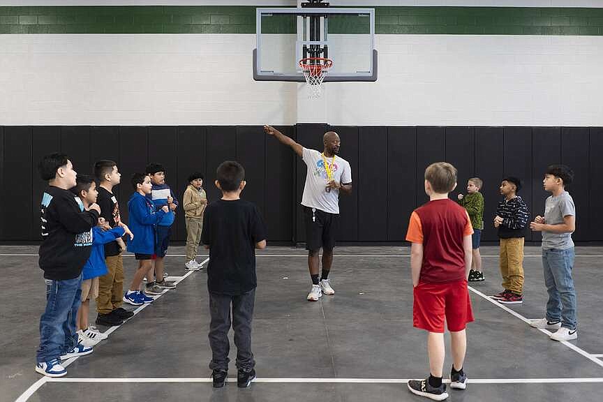 Remodeled George Elementary School features new gym, cafeteria as ...