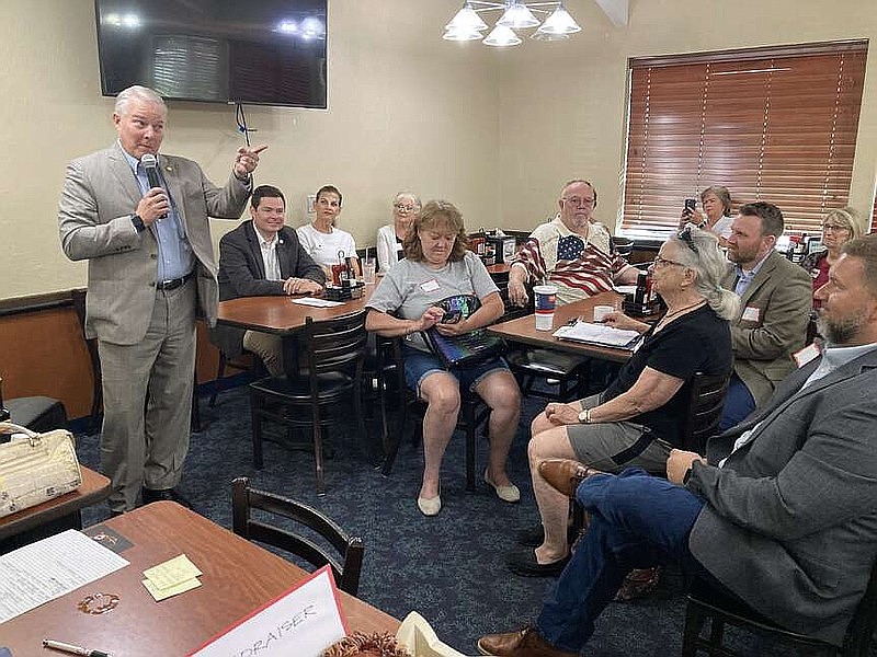 Asked at Rogers meeting about abortion case, Attorney General Tim ...