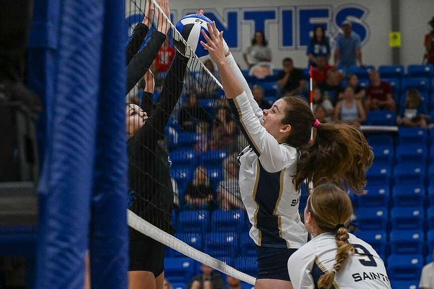 Shiloh Christian Lady Saints take down 6A Rogers in volleyball | The ...