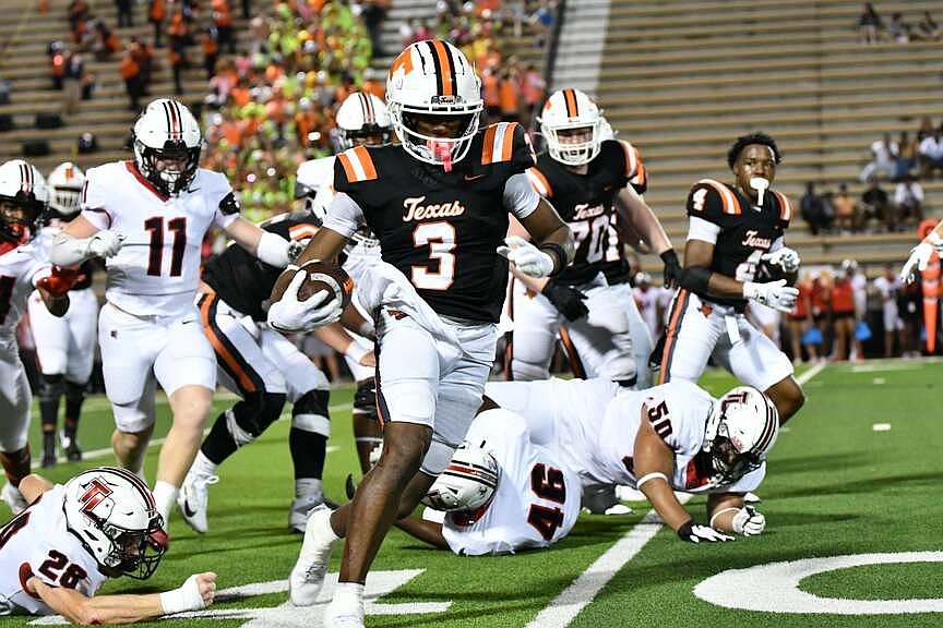 Prep Football: No. 5 Texas High wins big over Tyler Legacy, 37-13, in ...