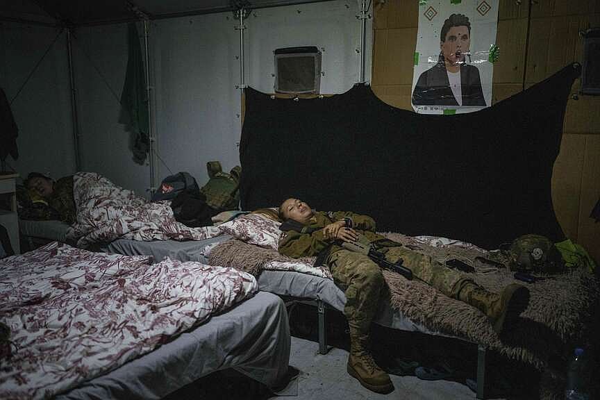 Women watch over Ukraine’s night sky for Russian drones while men at ...