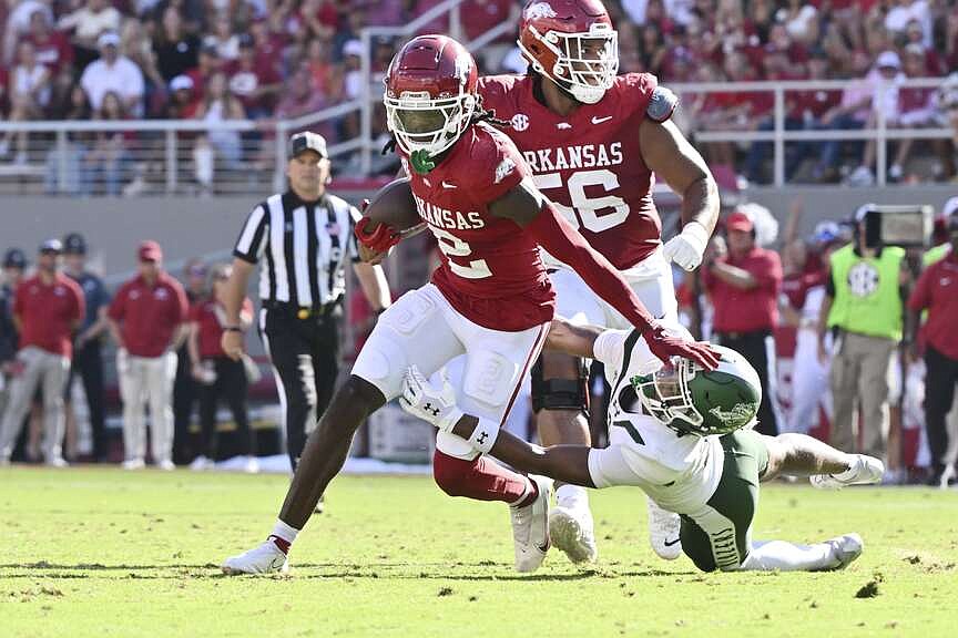 Jackson, Green lead potent ground game as Arkansas tops UAB 37-27 after ...