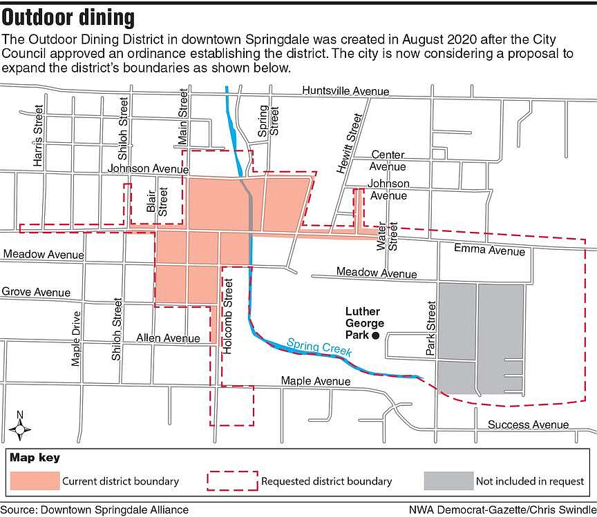 Springdale City Council members support downtown dining district ...