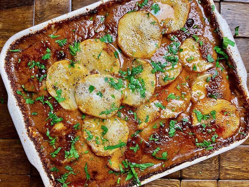 FRONT BURNER | OPINION: Potato-topped beef & chorizo dish is A+ comfort ...