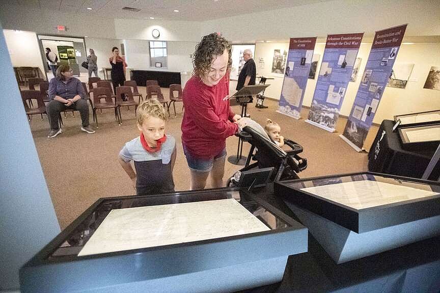 PHOTOS: The Arkansas Constitution on display in Springdale | Northwest ...