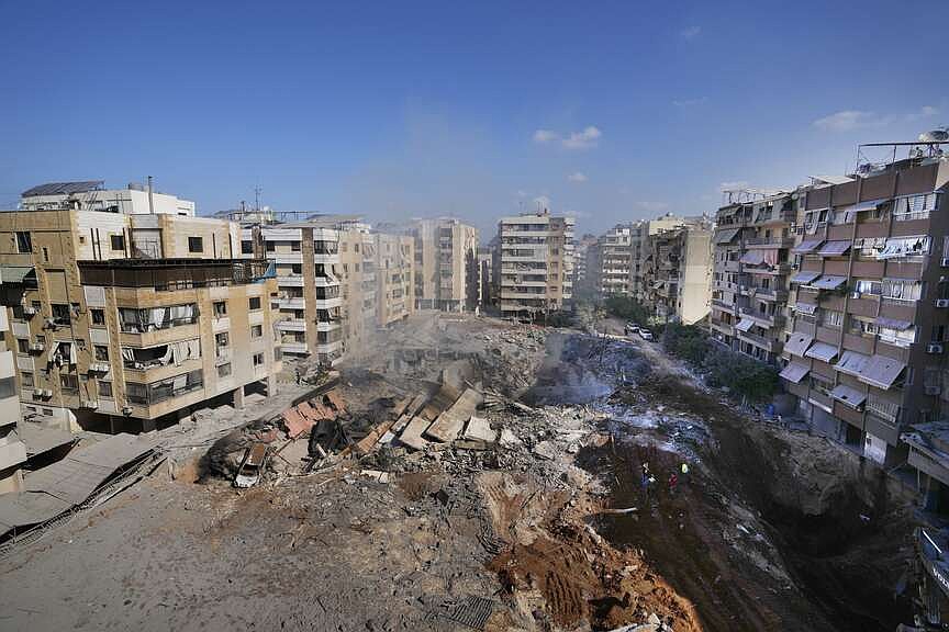 Israeli airstrike hits central Beirut for the first time in nearly a ...