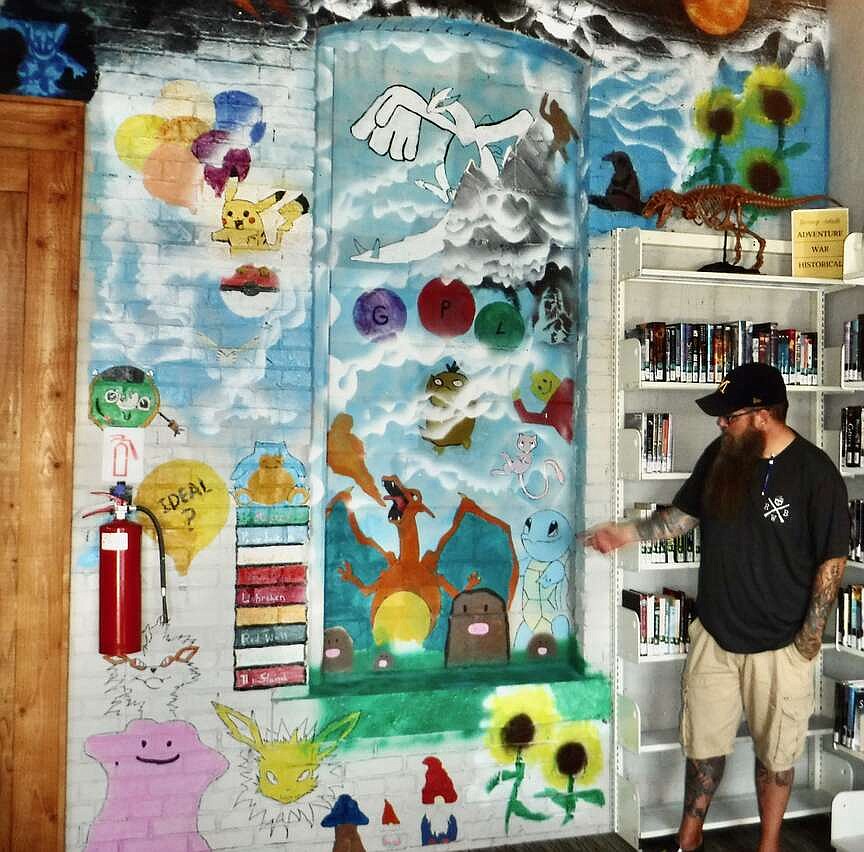 New mural unveiled in Gravette library Teen Zone | Westside Eagle Observer