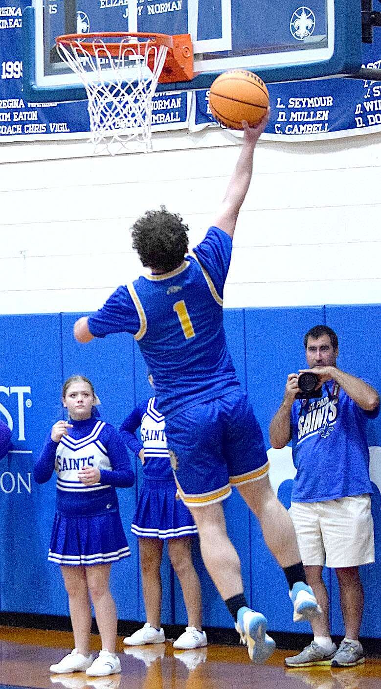 Saints overwhelm Bulldogs at end to claim victory | Westside Eagle Observer