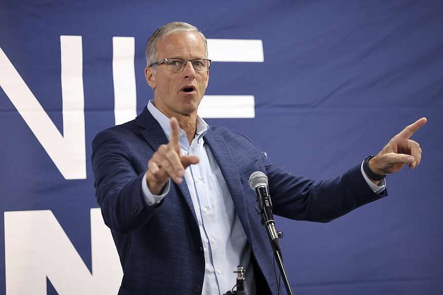 Republican Sen. John Thune of South Dakota is elected the next Senate ...