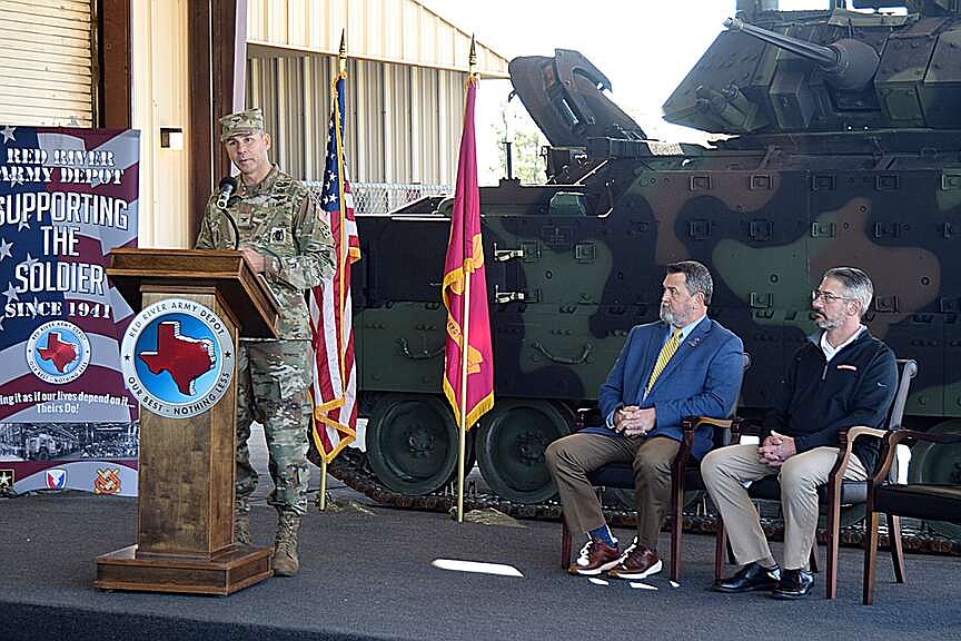 Red River Army Depot marks 20-year partnership in work on Bradley ...