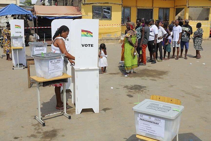 Economic woes set tone as Ghana election ends | The Arkansas Democrat ...