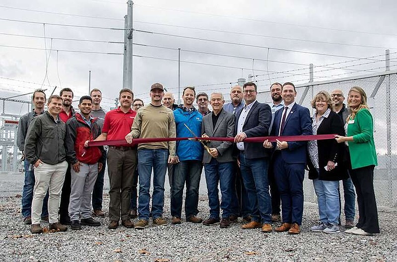 Ribbon-cutting held for new electric substation serving Gentry ...