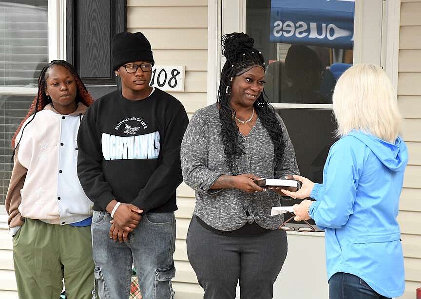 WATCH | Grateful and thankful: Crum family receives key to new home ...