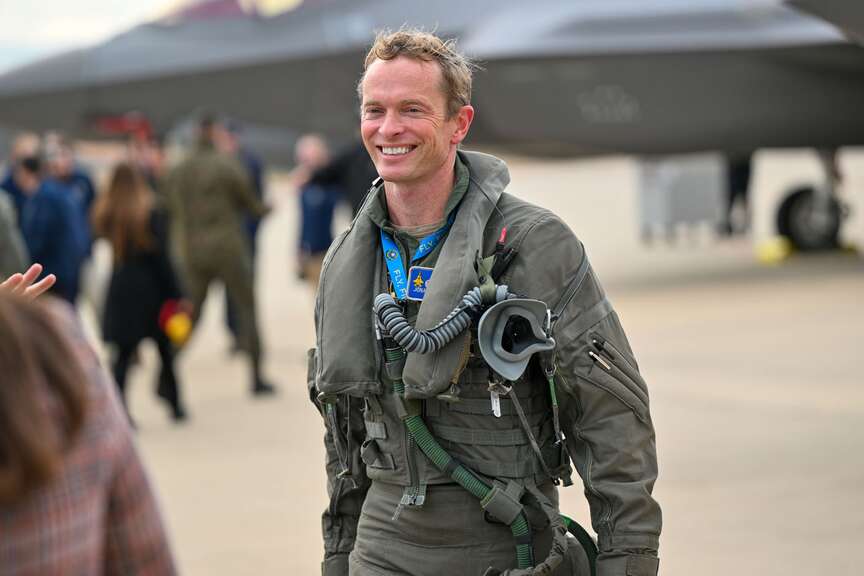 Polish F-35 Lightning II aircraft arrive at Ebbing Air Guard Base ...