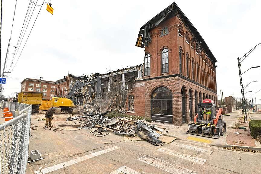 PHOTOS: Bricktown Brewery building razed in Fort Smith | River Valley ...