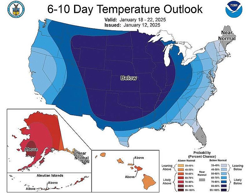 Cold air to bring below average temperatures to Arkansas | Camden News