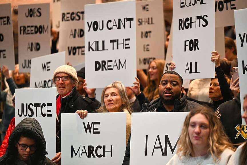 ‘We must press forward’: Fayetteville’s Freedom March goes indoors to ...
