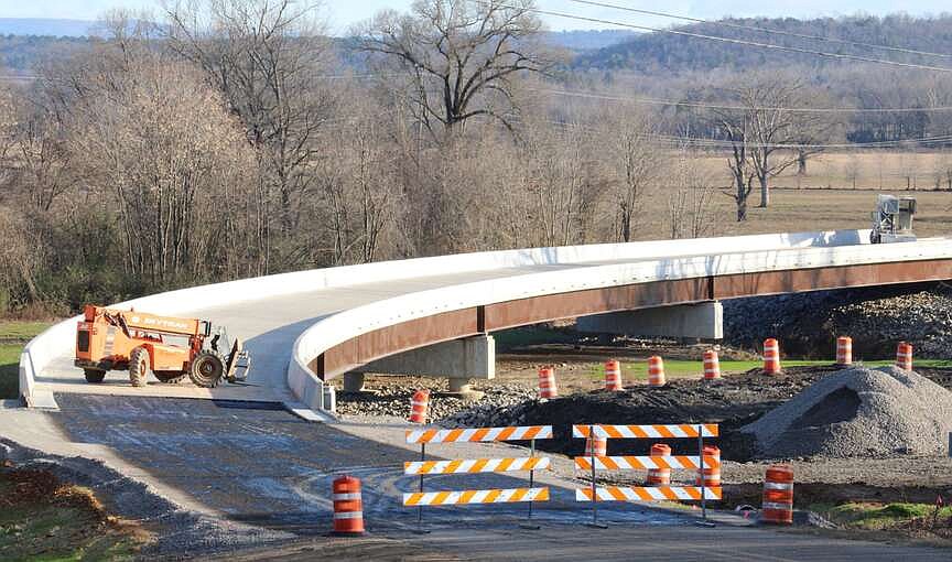 Mulberry River Bridge opening set Jan. 31 as larger span replaces ...