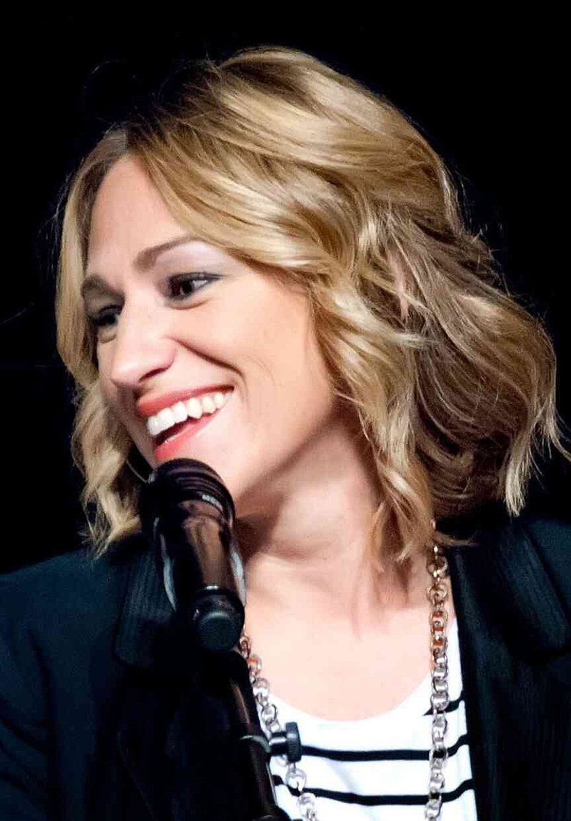 Comedians Pat Hazell and Amy Barnes perform at The Jones Center on ...