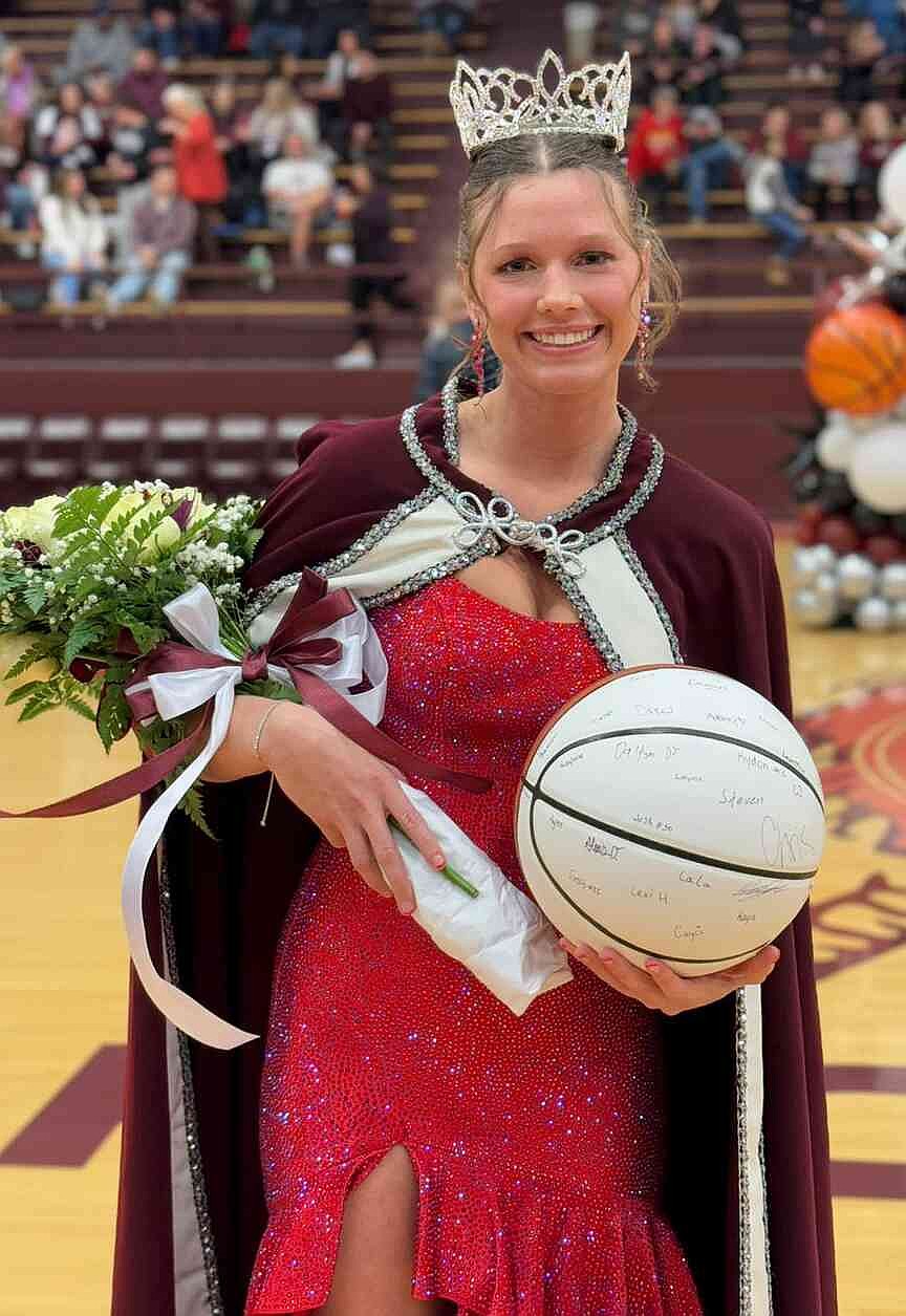 Gentry senior Presley Ward crowned winter homecoming queen Jan. 31 | Westside Eagle Observer