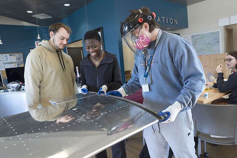 Sky’s the limit for aviation students taking classes at Bentonville ...