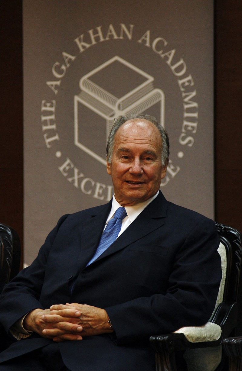 The Aga Khan, spiritual leader of Ismaili Muslims and a philanthropist ...