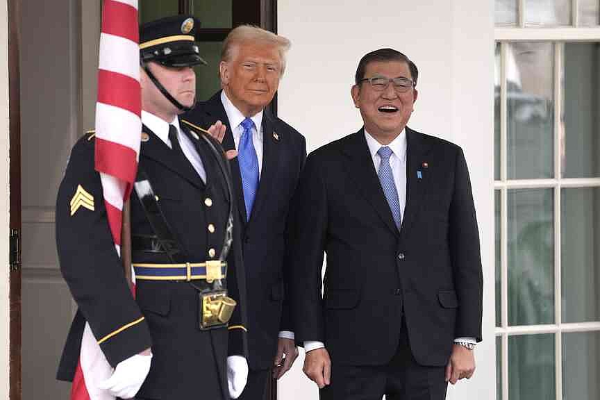 Trump welcomes Japan’s Ishiba | Northwest Arkansas Democrat-Gazette