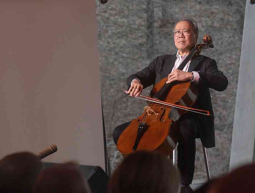 Former Surgeon General Murthy, Nicolas Ma, Yo-Yo Ma and Alfre Woodard ...