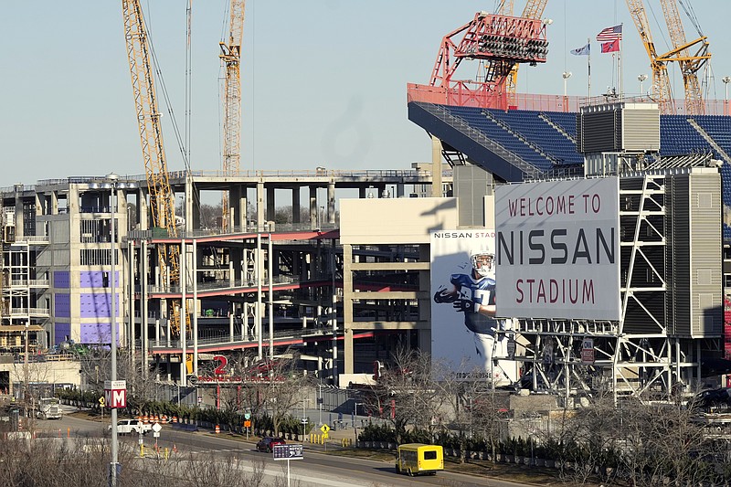 Titans on target for finishing new stadium by 2027 | Texarkana Gazette