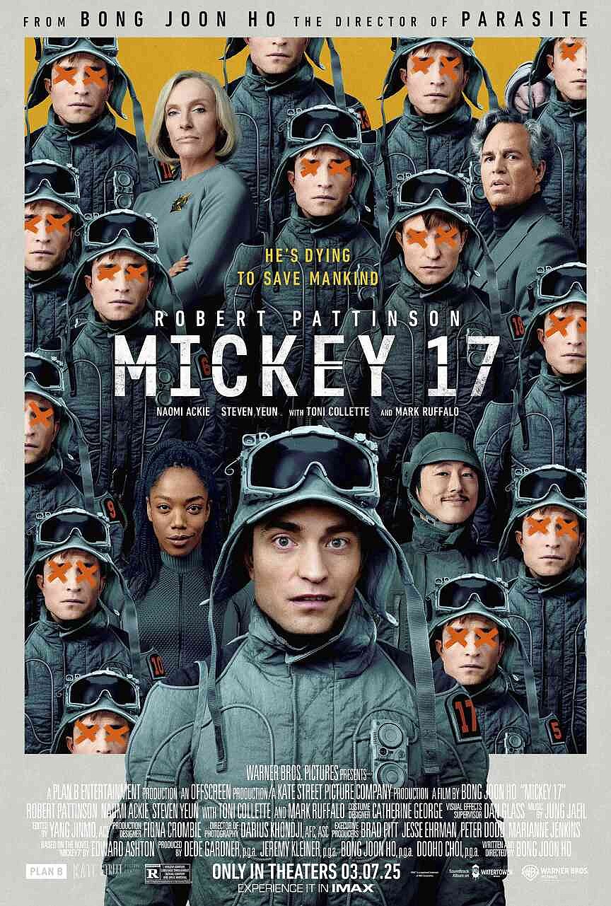 Review: In ‘Mickey 17,’ Robert Pattinson just can’t manage to stay ...