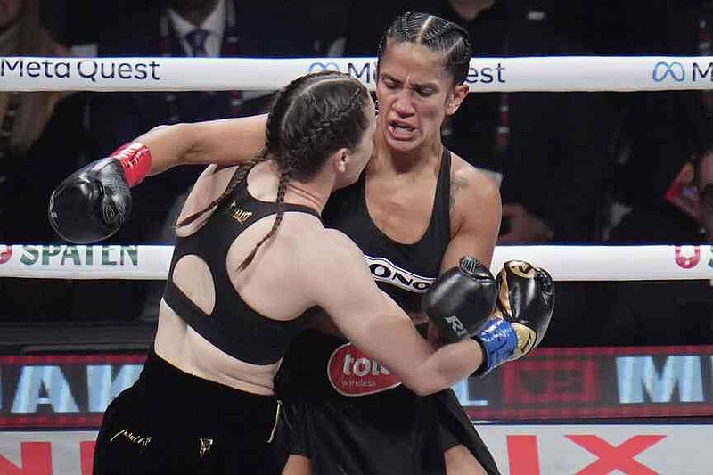 Taylor, Serrano bring trilogy women’s boxing bout to MSG, site of the ...